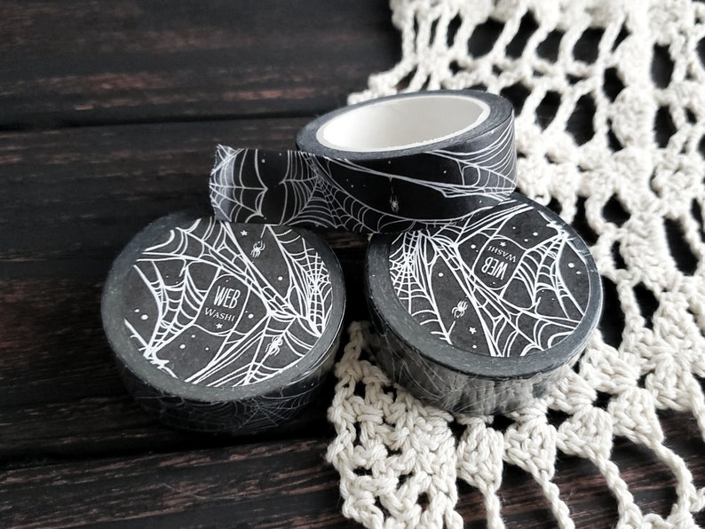 Spider Web WASHI Tape - Etsy