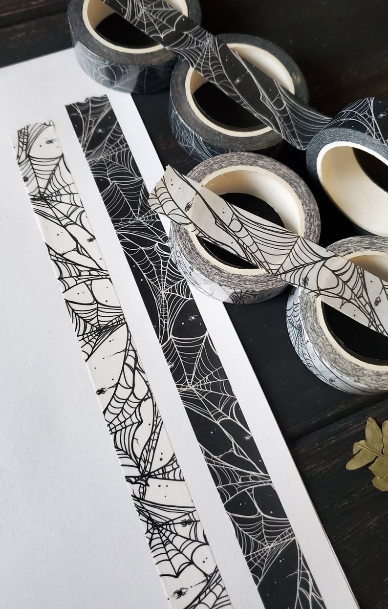 Spider Web WASHI Tape - Etsy