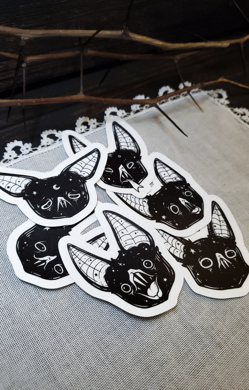 VAMPIRE BAT Sticker Pack Creepy Cute Goth - Etsy