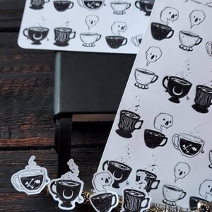 Spooky Tea Ghost Planner STICKER Sheet - Etsy
