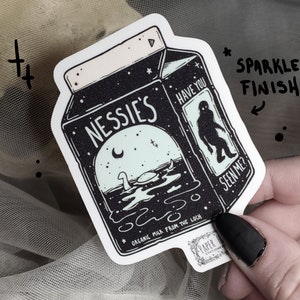 Nessies Milk Sticker - Etsy
