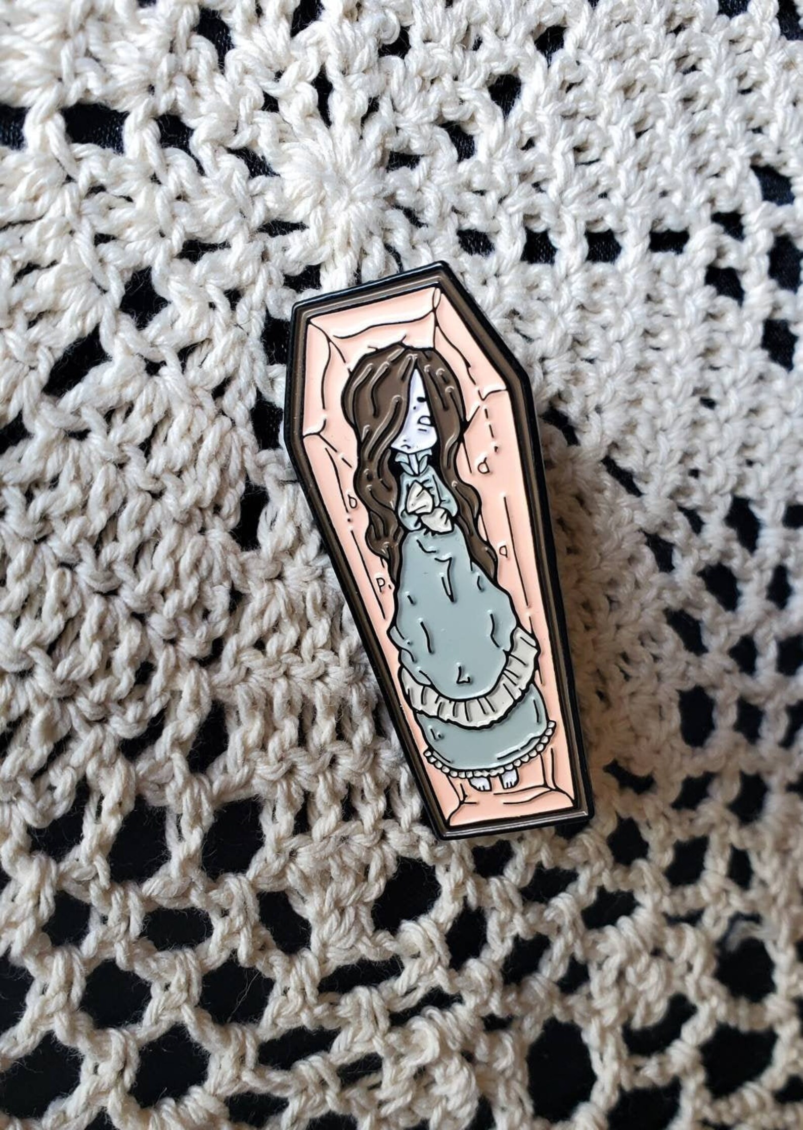 Eternal Vampire Coffin Pin - Etsy