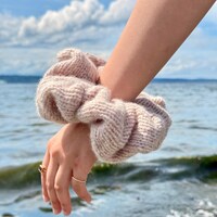 Striped Knit Scrunchies - Etsy