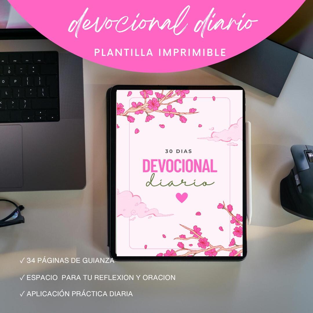 30-day Devotional Journal | Printable Template | Scripture Journal ...