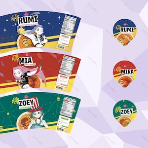 Huntrix Rumi | Kpop Demon Hunters | Ramen Cupsleeve With Lid - Etsy UK