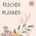 Teacher Digital Planner, Lesson Planner, Hyperlinked, PDF Download ...