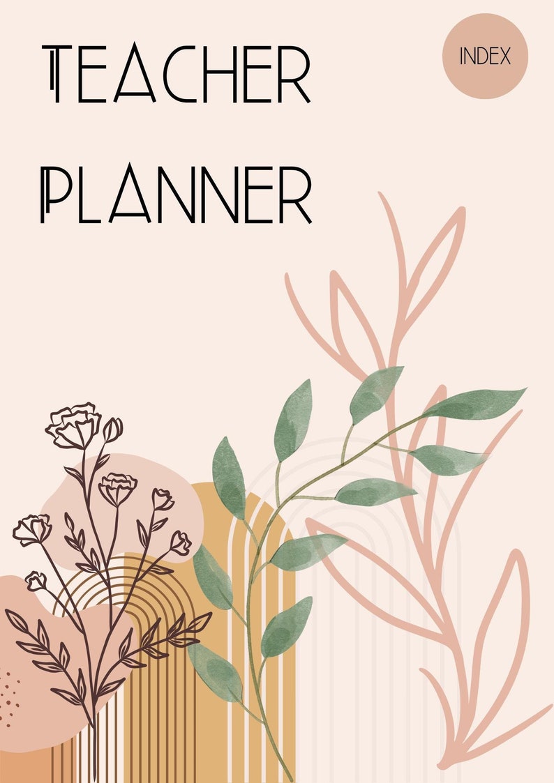 Teacher Digital Planner, Lesson Planner, Hyperlinked, PDF Download ...