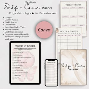 Self-care Planner, Digital Diary, Goodnotes Journal, iPad Planner ...