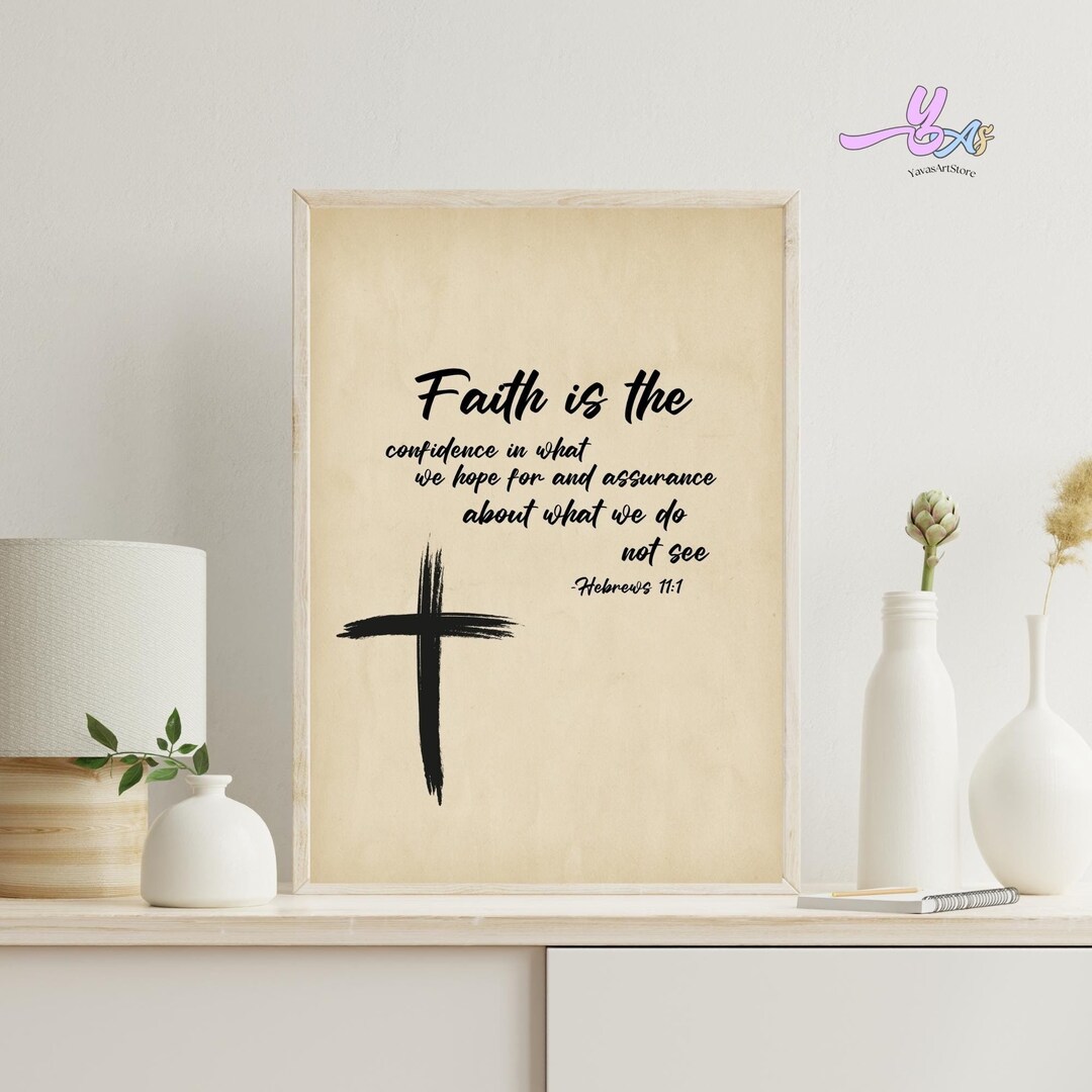 Personalized Faith Wall Art , Faith Home Decor , Inspirational Wall Art ...
