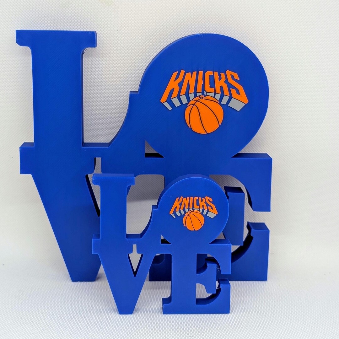 New York Knicks Love Park Sign LOVE Sign for Mancave - Etsy