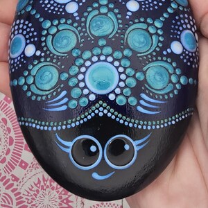 Hand-painted Mandala Stone Lady Bug Home Decor, Meditation, Gifts - Etsy