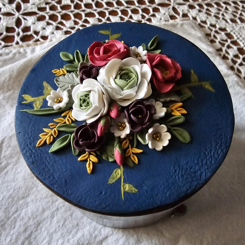 Polymer Clay Tins Boxes - Etsy