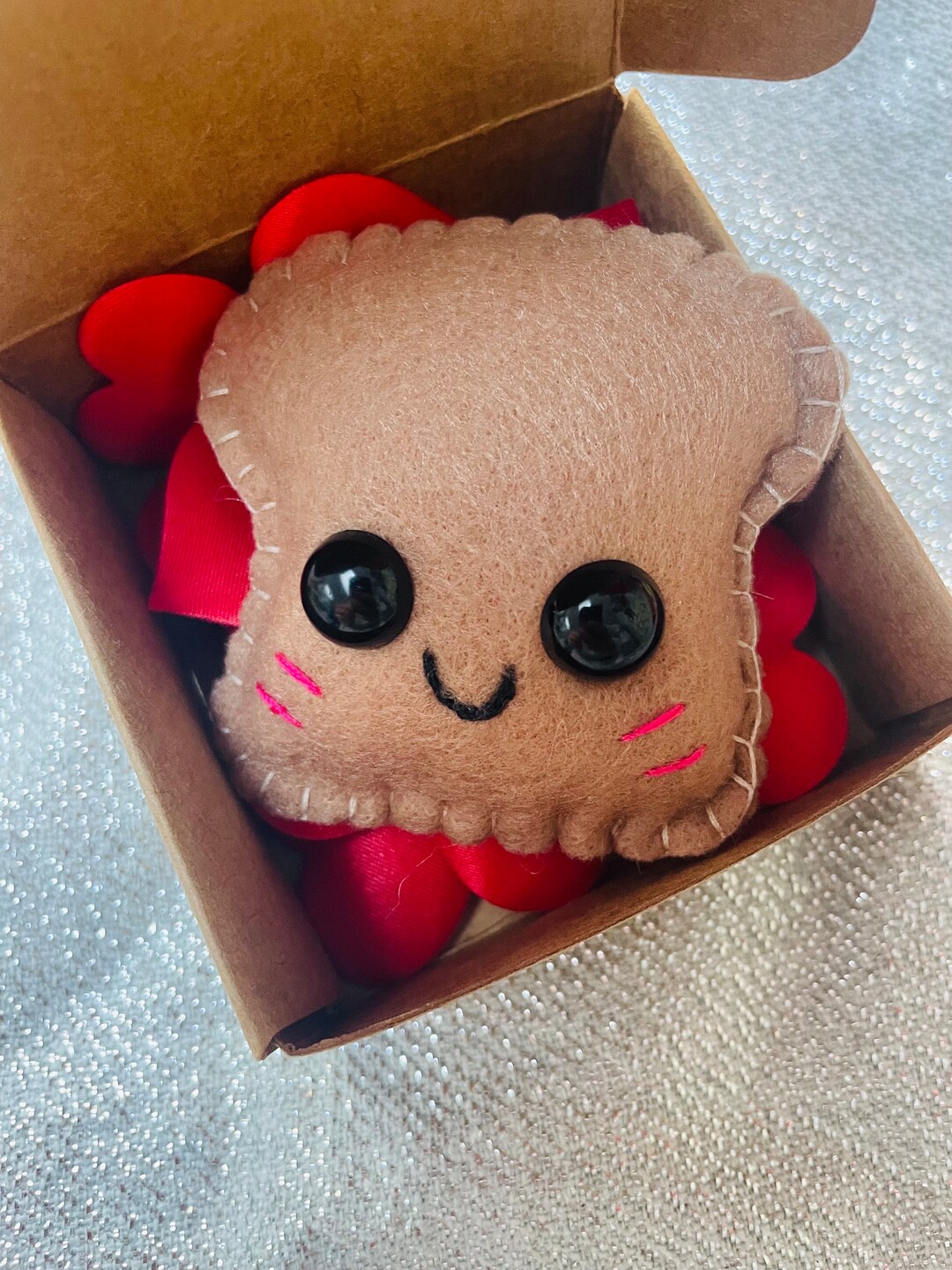 Mini Plush Toast, Bread Gift, Kawaii Letterbox Gift, Toast Plushie, Hug ...