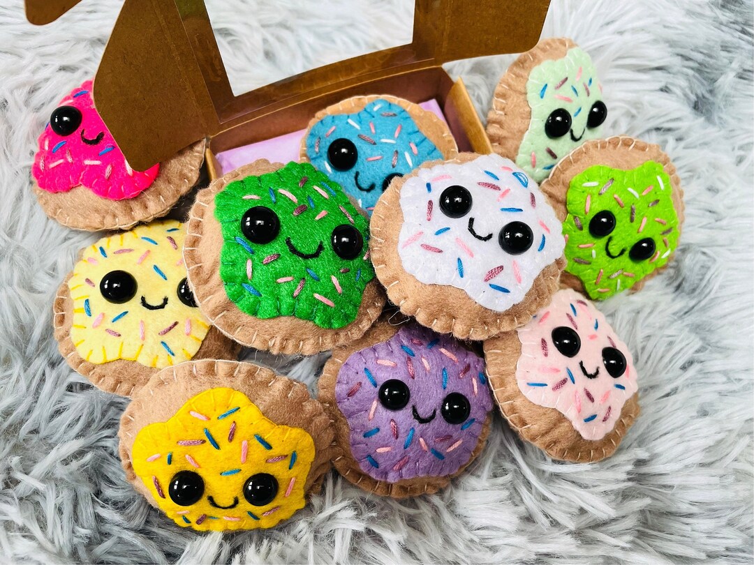 Mini Plush Sprinkle Cookie, Kawaii Letterbox Gift, Personalised Cookie ...