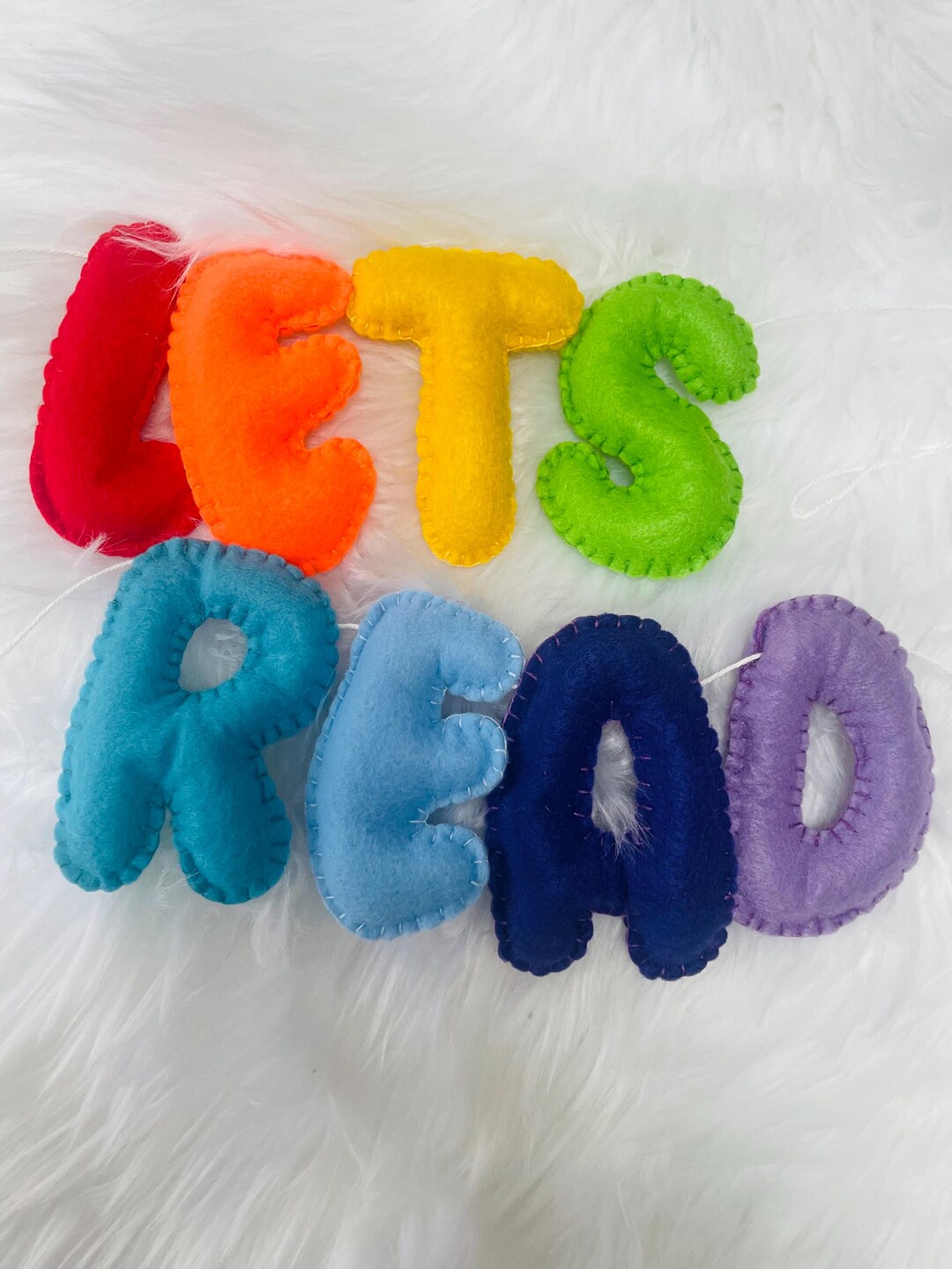 Rainbow Let’s Read Banner, School Library Banner, Learning Resources ...