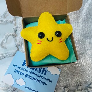 Mini Plush Star, Congratulations Gift, Letterbox Gift, Personalised ...