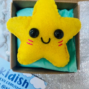 Mini Plush Star, Congratulations Gift, Letterbox Gift, Personalised ...