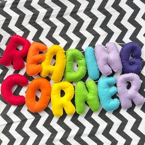 Rainbow Reading Corner Banner, Story Corner Sign, Reading Nook Bunting ...