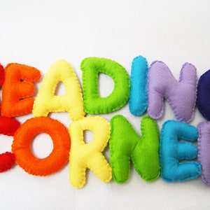 Rainbow Reading Corner Banner Story Corner Sign Reading Nook | Etsy