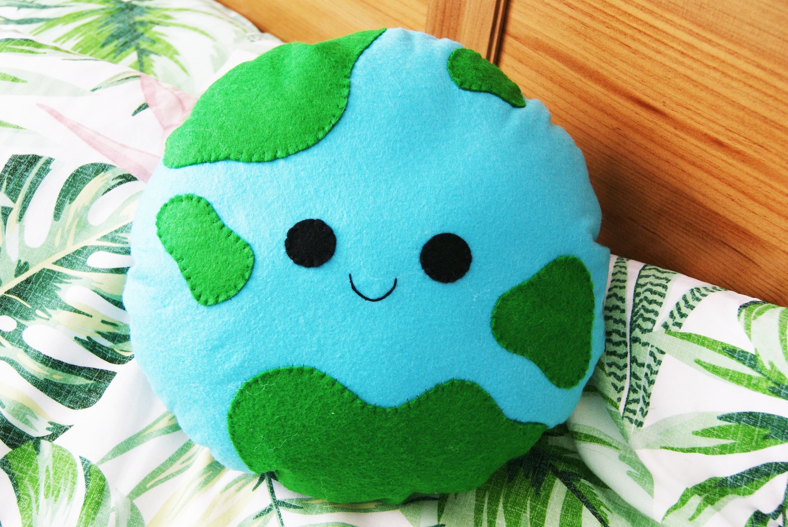 Happy Earth Cushion Plush Globe Eco Warrior Cushion Earth | Etsy UK