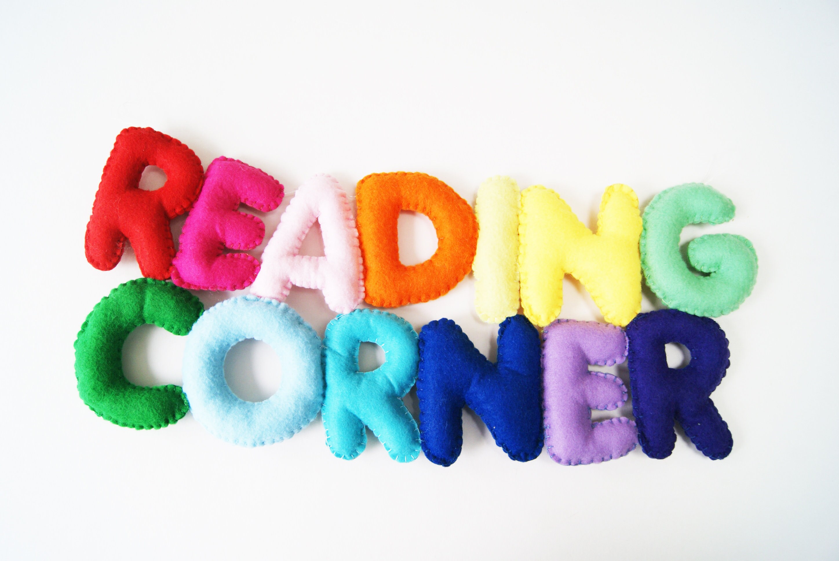 Rainbow Reading Corner Banner Story Corner Sign Reading Nook | Etsy