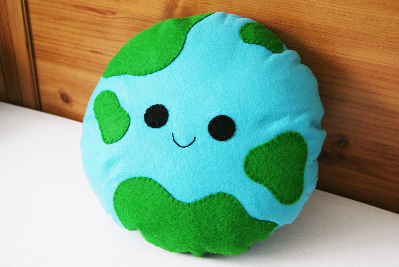 Happy Earth Cushion Plush Globe Eco Warrior Cushion Earth | Etsy