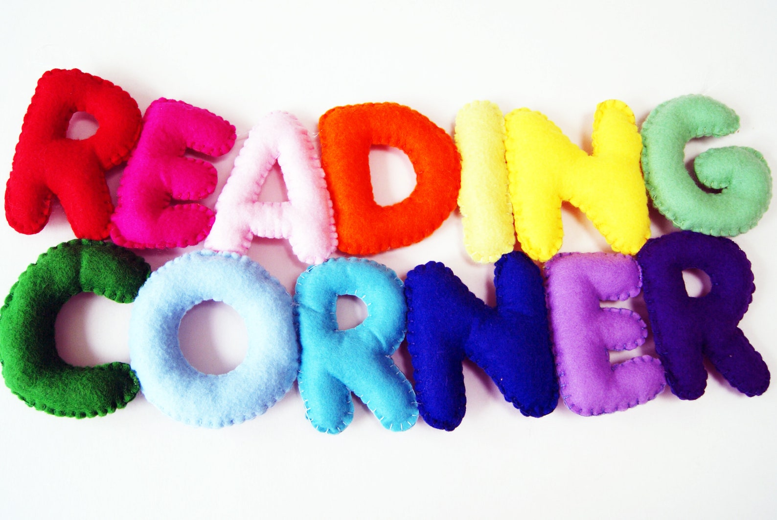 Rainbow Reading Corner Banner Story Corner Sign Reading Nook | Etsy