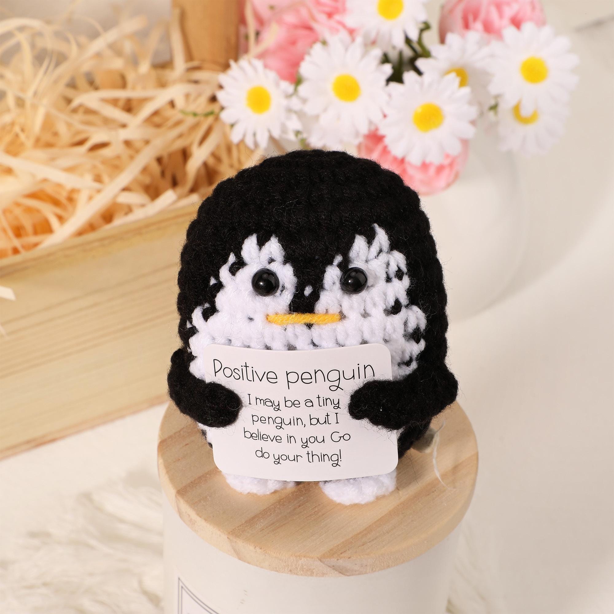 Emotional Support Penguin Crochet-100% Handmade-home Decor-gift for Her ...