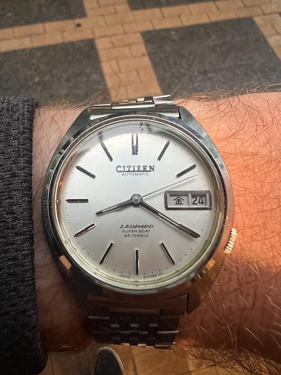 Vintage Citizen Watch - Leopard Super Beat 770 - Gem