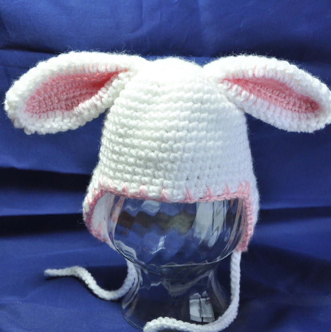 Cotton Baby Bunny Rabbit Earflap Hat in Size 0 to 6 Month or 6 - Etsy