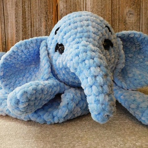 Elephant Stuffed Toy, Stuffie, Safari, Zoo Animal Toy, Amigurumi ...