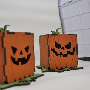 Halloween Pumpkin, Pumpkin Light, Jack-o-lantern, Pumpkin Box - Etsy