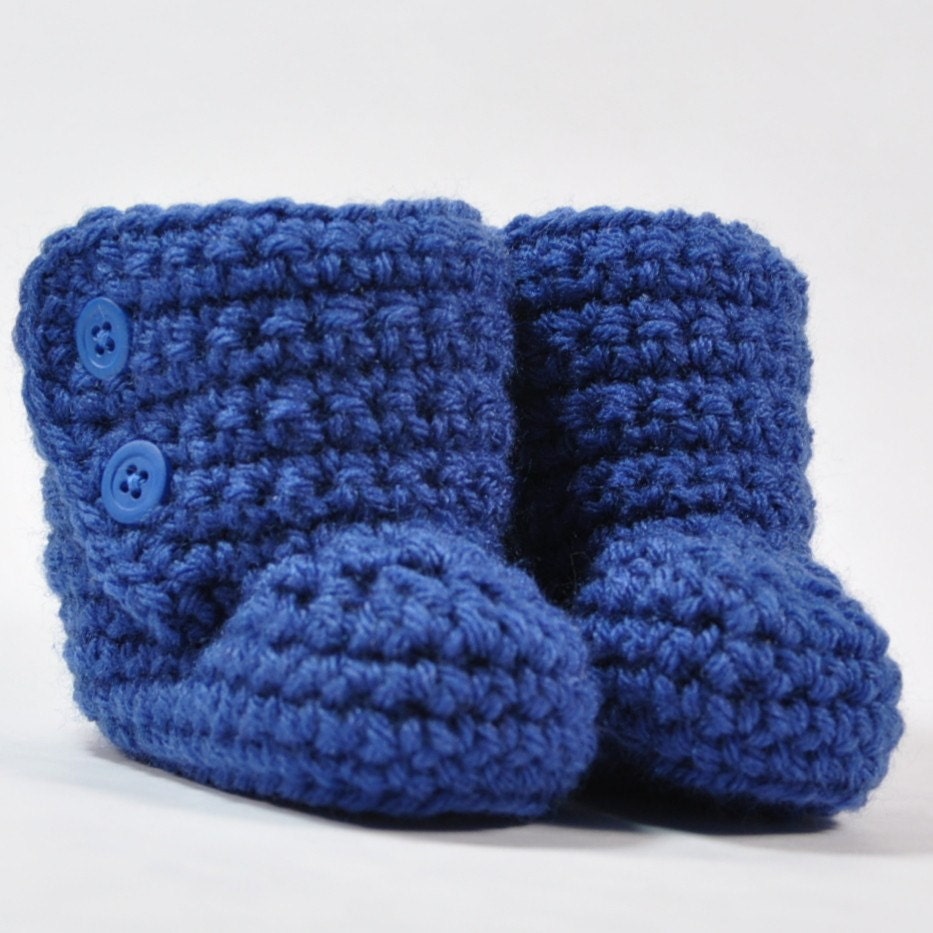 Booties With Button Top in Size 6 to 12 Months - Etsy