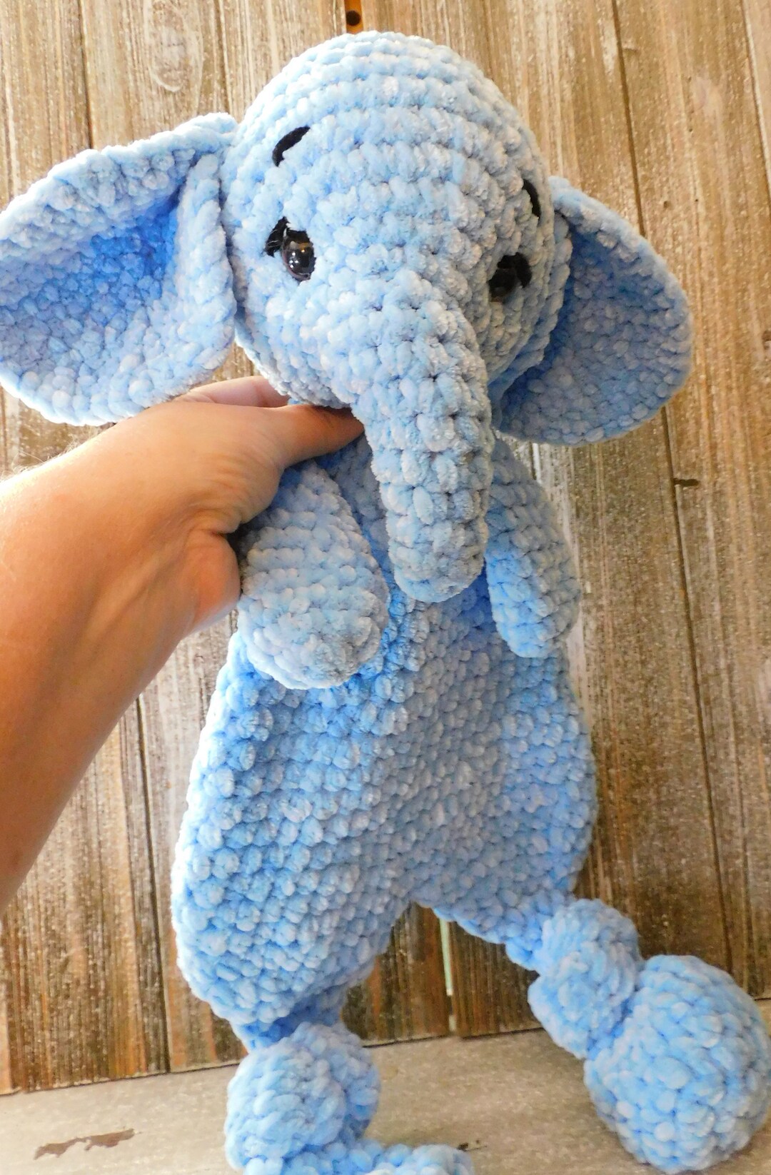 Elephant Stuffed Toy, Stuffie, Safari, Zoo Animal Toy, Amigurumi ...