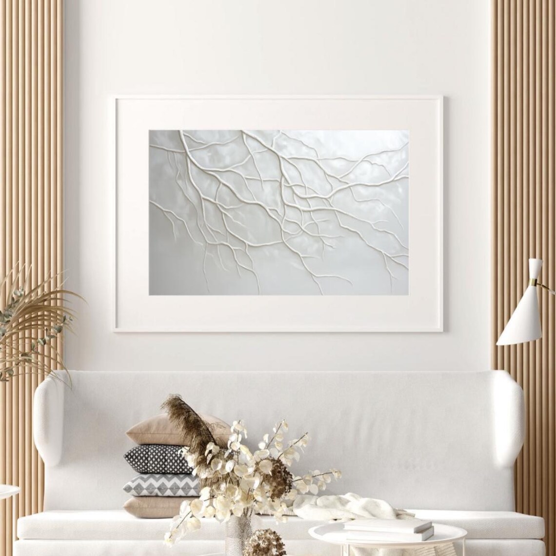 Veins of Life – Minimalist Root Art | Organic Line Texture | Neutral ...