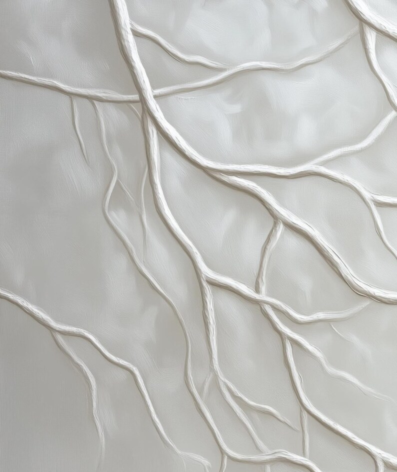 Veins of Life – Minimalist Root Art | Organic Line Texture | Neutral ...