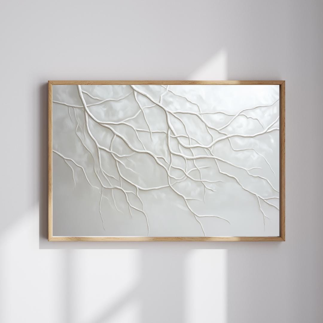 Veins of Life – Minimalist Root Art | Organic Line Texture | Neutral ...