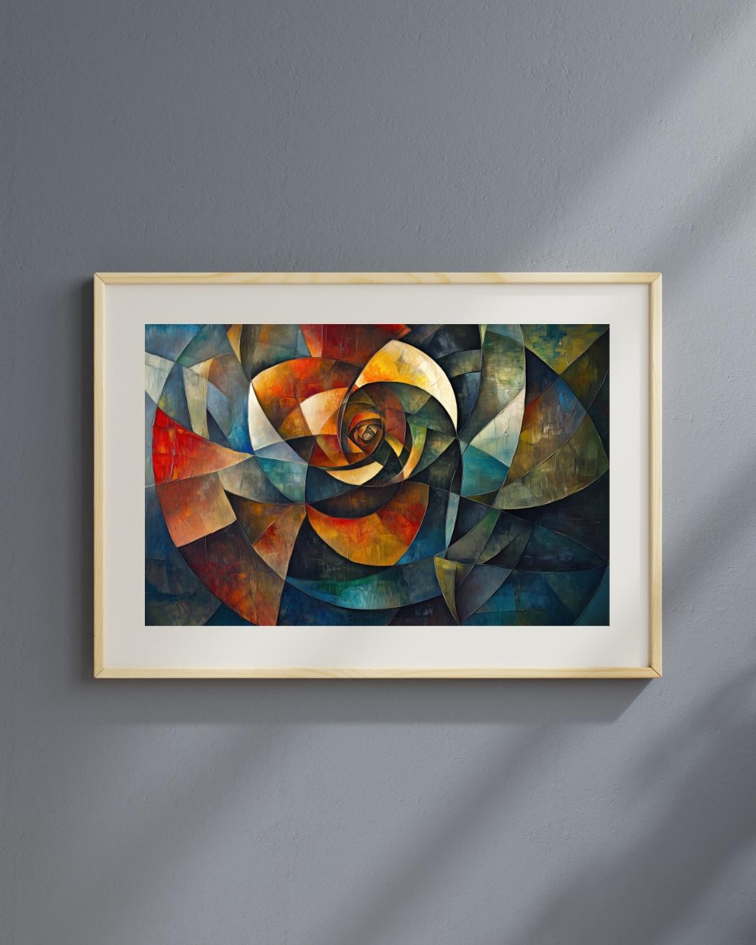 Eye of the Spiral – Sacred Geometry-inspired Abstract Painting ...