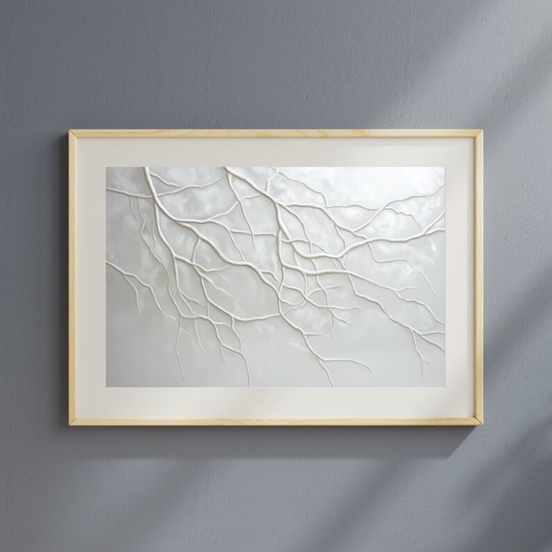 Veins of Life – Minimalist Root Art | Organic Line Texture | Neutral ...