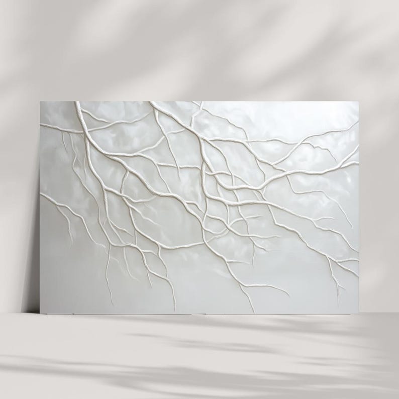 Veins of Life – Minimalist Root Art | Organic Line Texture | Neutral ...