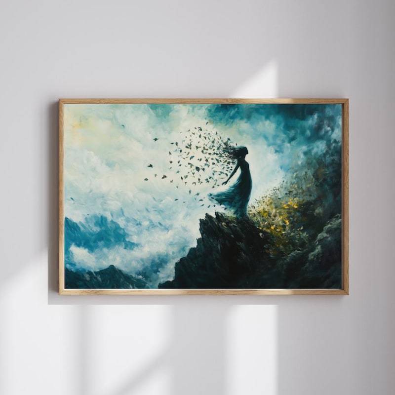 Abstract Grief Wall Art - Etsy
