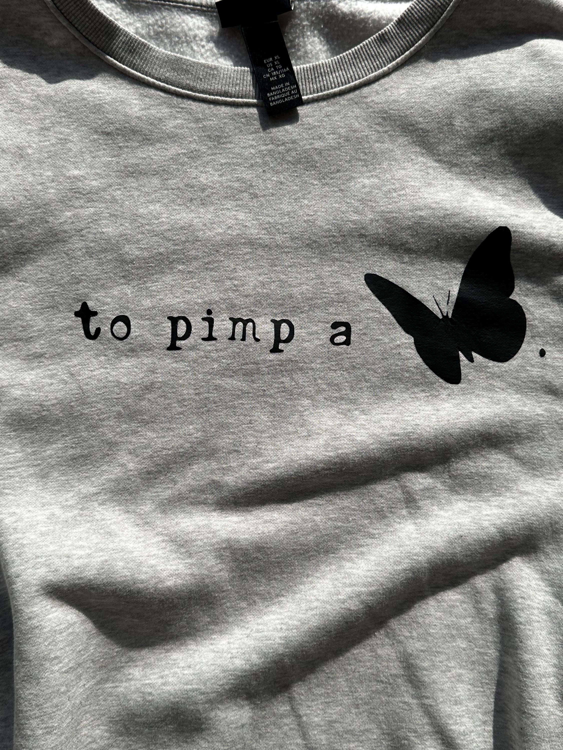 Tpab to Pimp a Butterfly Kendrick Lamar Custom Vinyl Crewneck. - Etsy