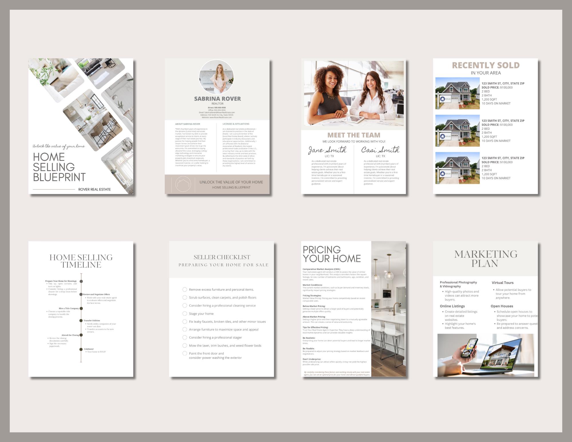 Real Estate Sellers Guide & Listing Presentation Bundle | Real Estate ...