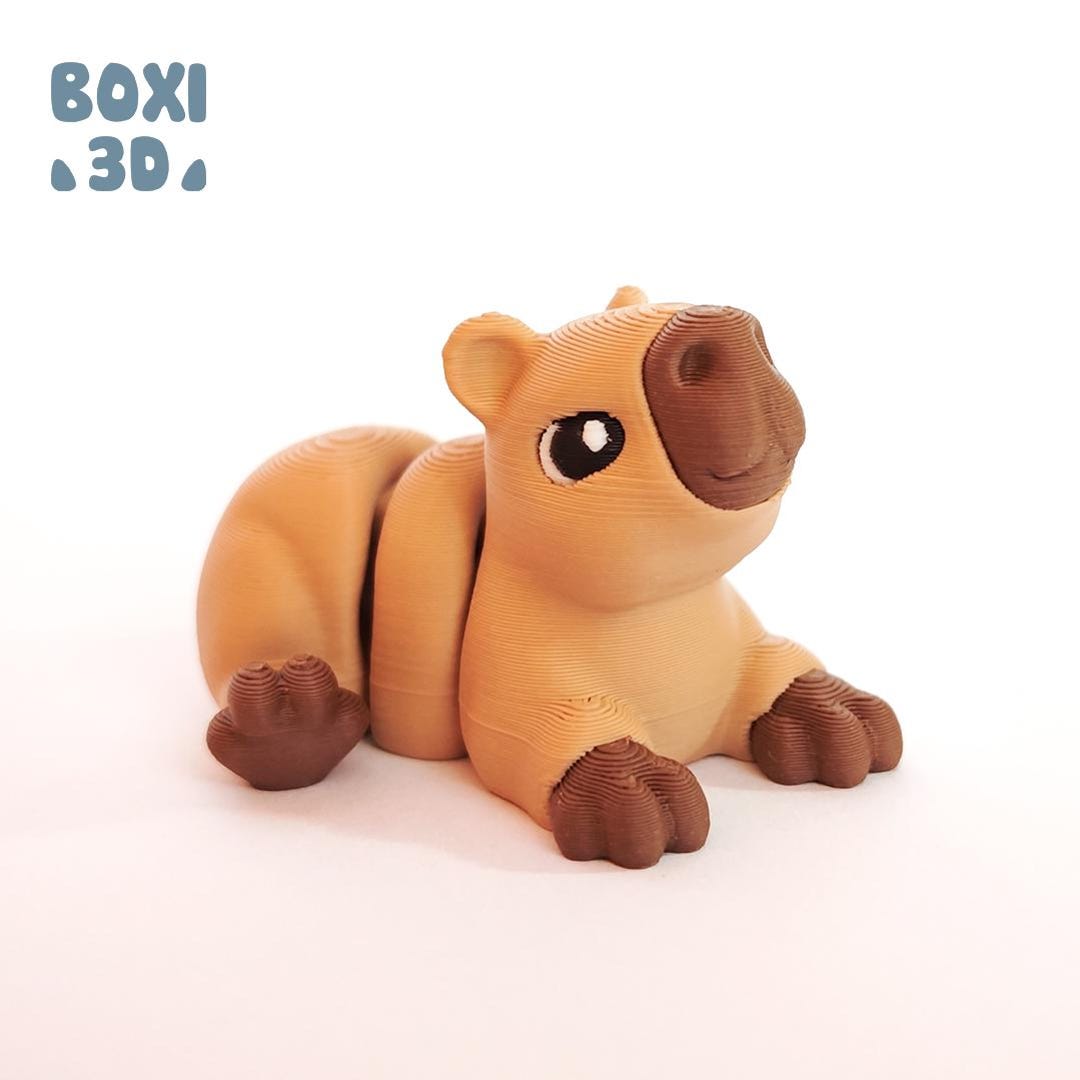 Capybara - Flexi - Articulated - Cute - STL File for 3D Printing ...