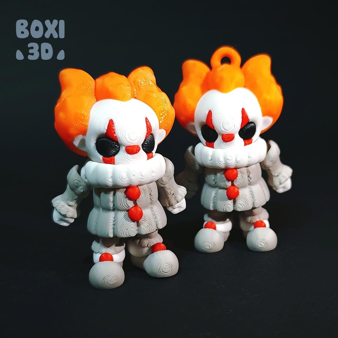 Little Pennywise - Flexi - Articulated - Cute - STL File for 3D ...