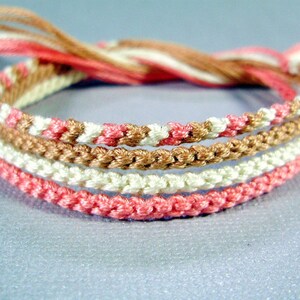 Bracelets for Four, Custom Friendship Bracelets, You Choose Colors ...