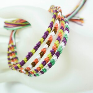 Bracelets for Four, Custom Friendship Bracelets, You Choose Colors ...