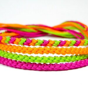 Bracelets for Four, Custom Friendship Bracelets, You Choose Colors ...