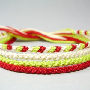 Bracelets for Four, Custom Friendship Bracelets, You Choose Colors ...