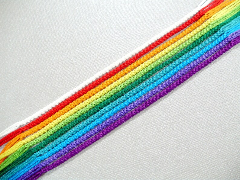 Rainbow Friendship Bracelet Set Friendship Bracelets for Ten - Etsy
